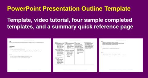 Lesson 1 – Creating a Presentation Outline | Think Outside The Slide