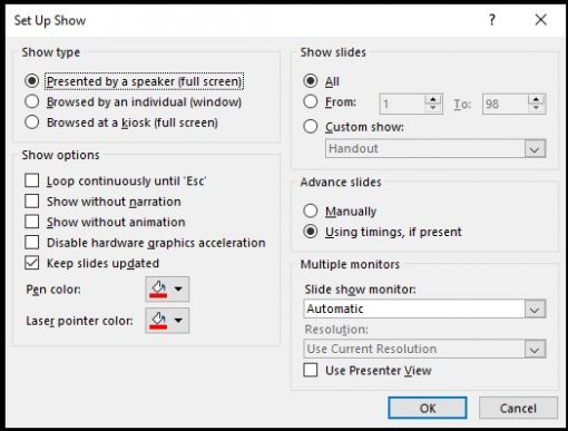 Presenter View in Zoom (Windows, 1 screen) | Think Outside The Slide