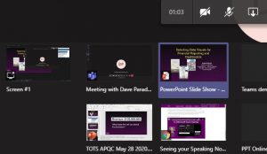 Presenter View in Teams (Windows, 1 screen) | Think Outside The Slide