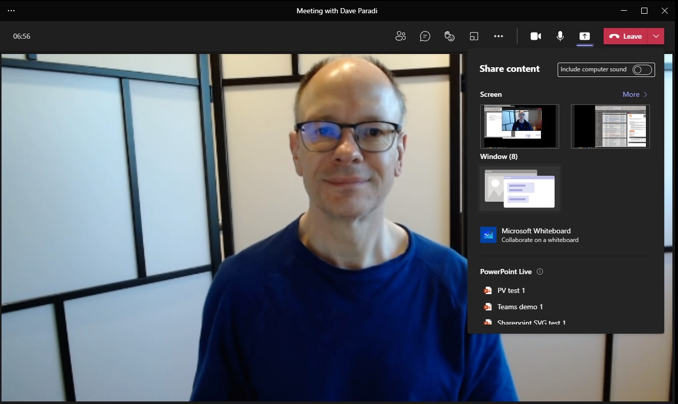 Using the new (Spring 2021) Microsoft Teams Share dialog | Think ...