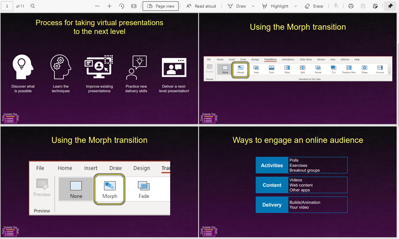 Present a PDF of your PowerPoint, GSlides or Keynote slides in Zoom ...