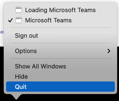 Process to reset Microsoft Teams that could fix problems you experience ...