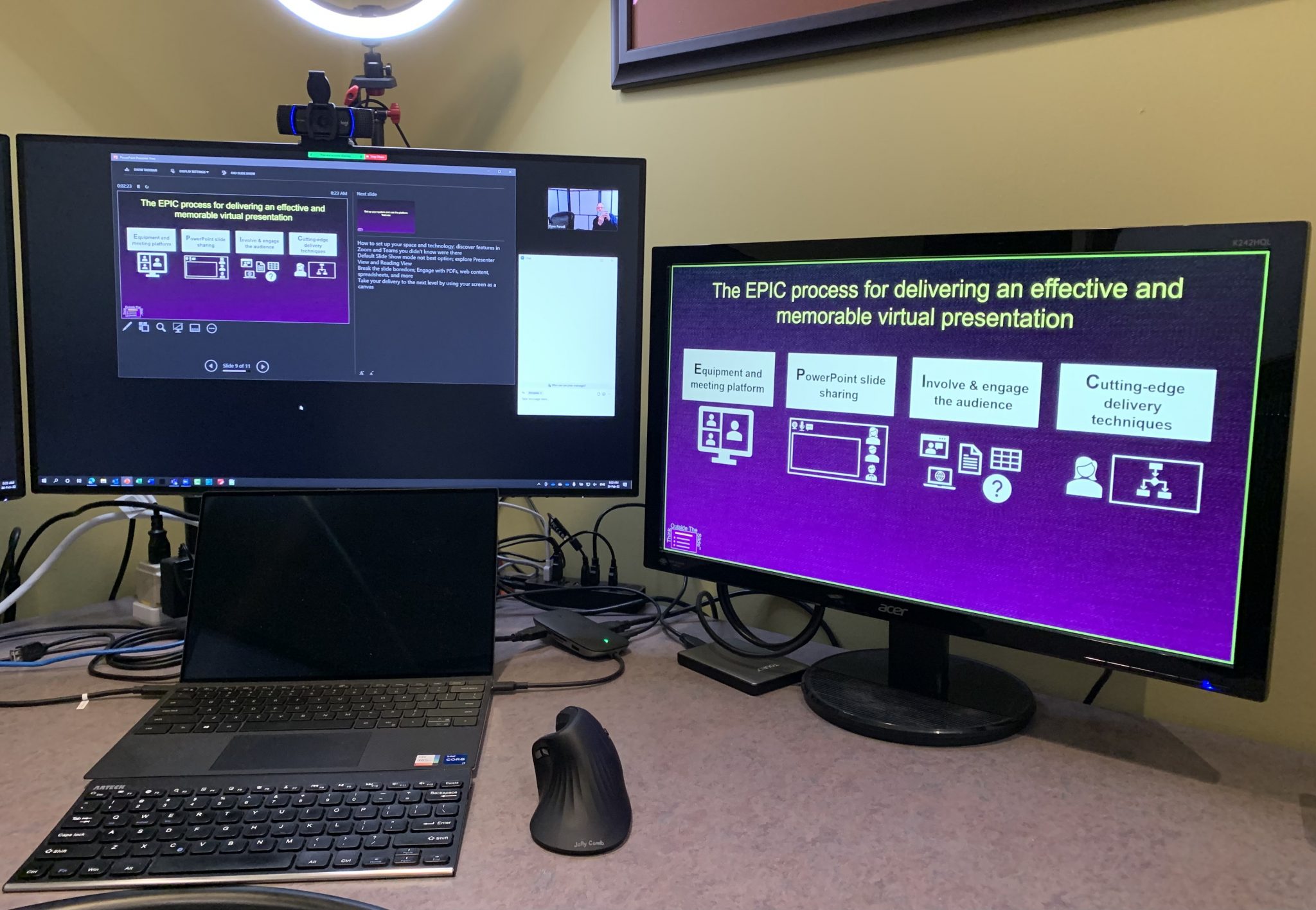 Training for Virtual & Hybrid Presentations | Think Outside The Slide