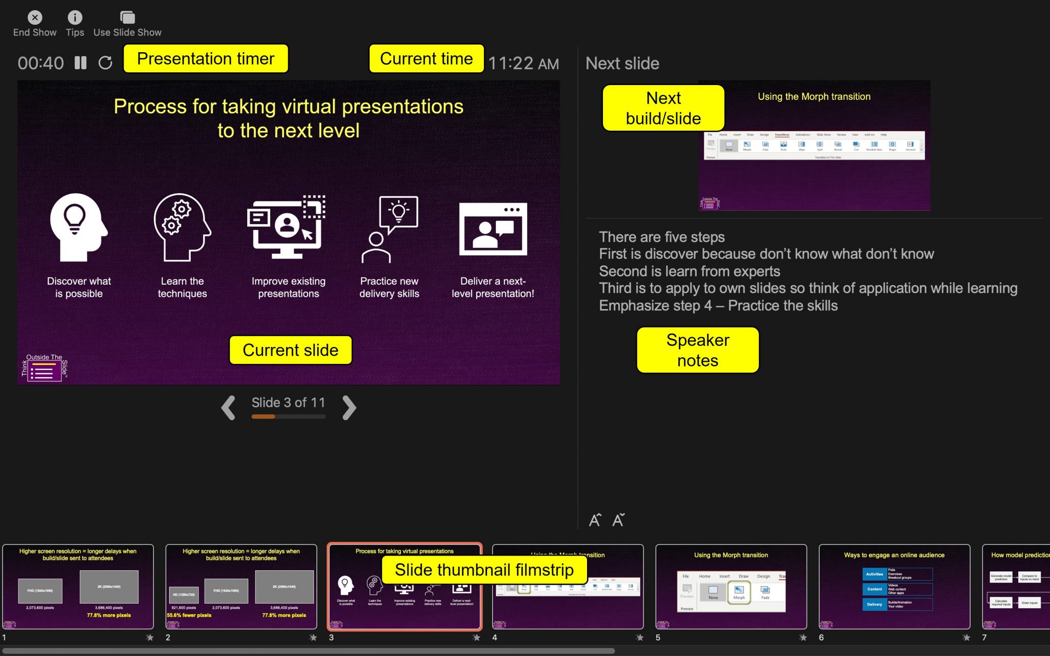Expert Tips for Using PowerPoint Presenter View on a Mac in Teams or Zoom (1 or 2 screens ...