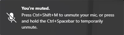Stop Teams repeatedly saying “You’re muted” when you are listening to a ...