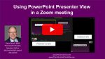 Presenter View in Zoom (Windows, 1 screen) | Think Outside The Slide