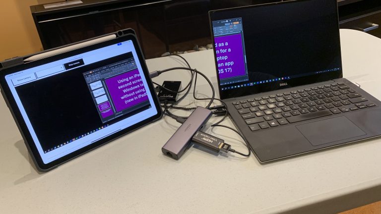 Use an iPad as a second screen for a laptop using HDMI – no app ...