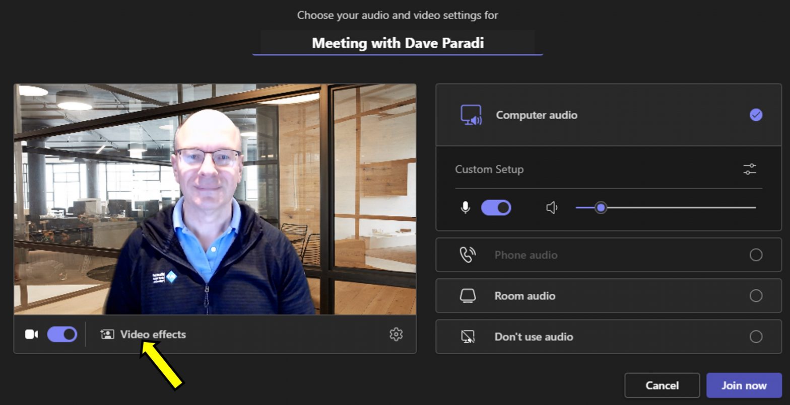 How to add a custom background for a Teams meeting November 2023 | Think Outside The Slide